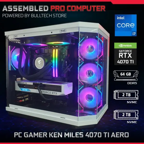 PC Gamer Ken Miles 4070 Ti Aero - Bulltech Store